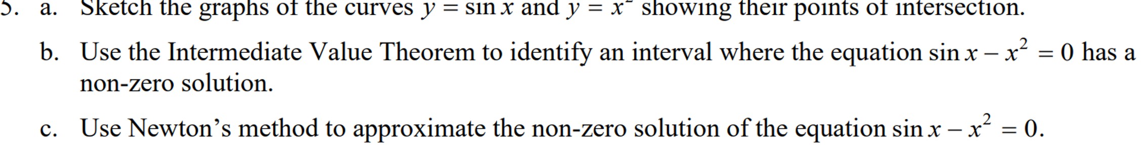 Solved a. ﻿Sketch the graphs of the curves y=sinx ﻿and | Chegg.com
