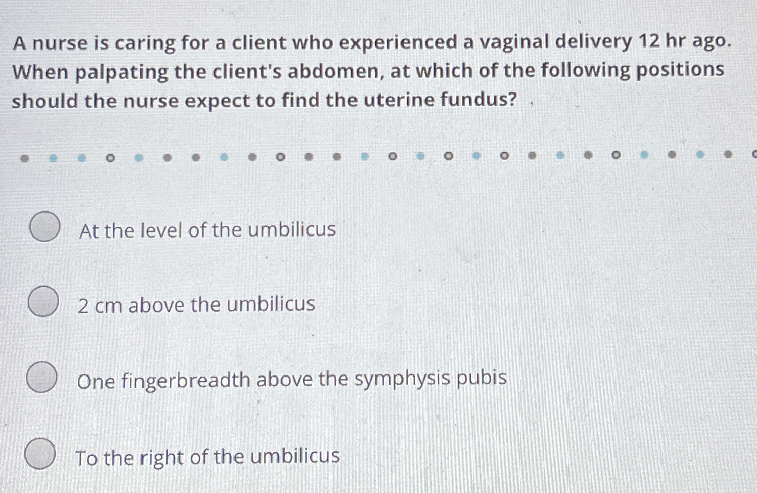 Solved A nurse is caring for a client who experienced a | Chegg.com