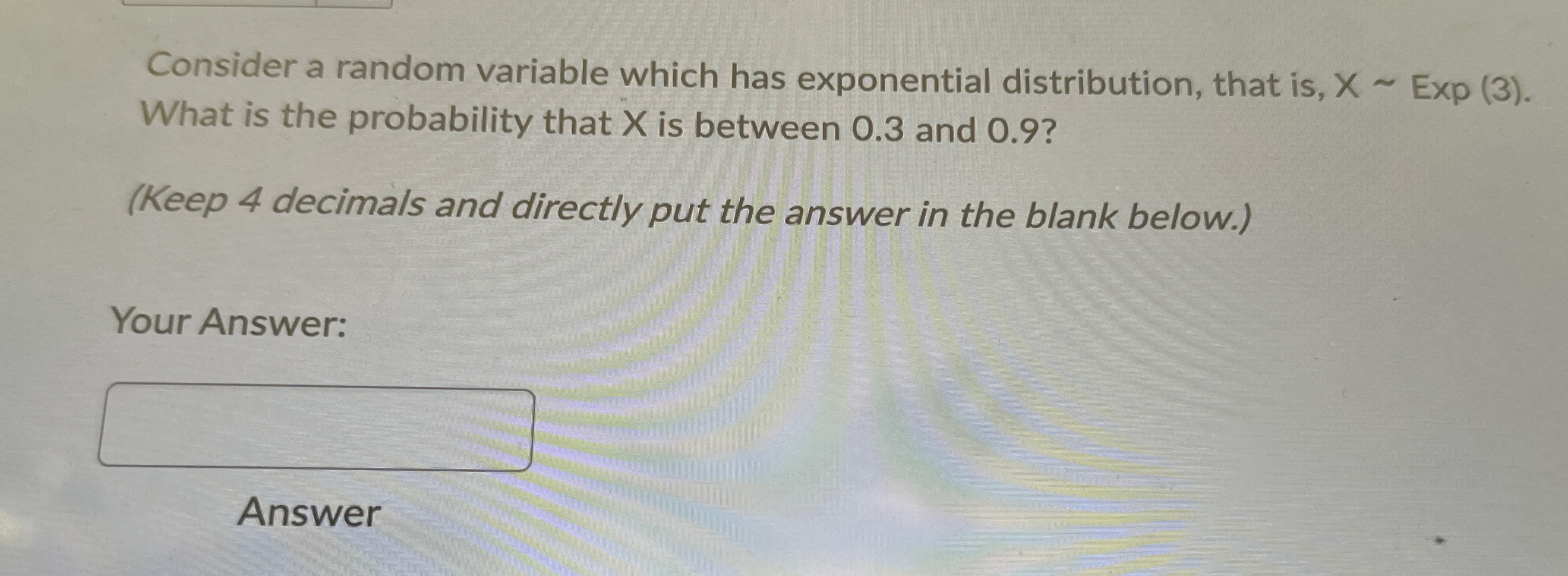 Solved Consider a random variable which has exponential | Chegg.com