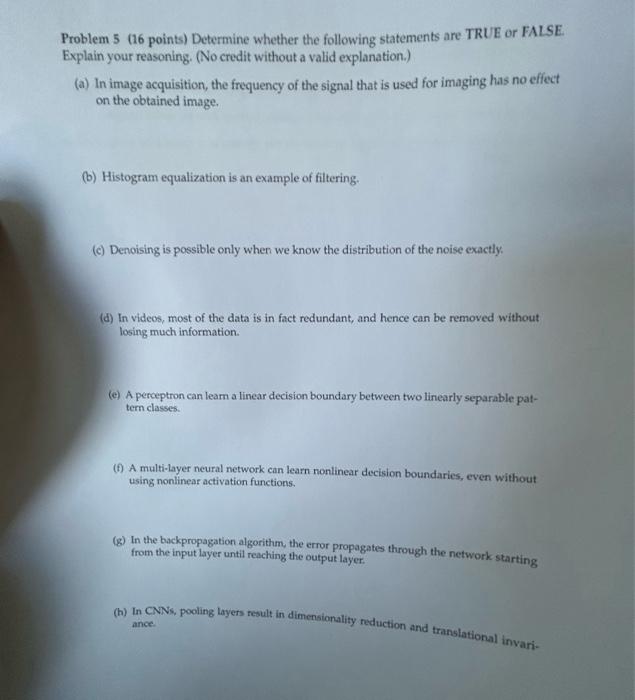 Solved roblem 5 (16 points) Determine whether the following | Chegg.com Solved roblem 5 (16 points) Determine whether the following | Chegg.com