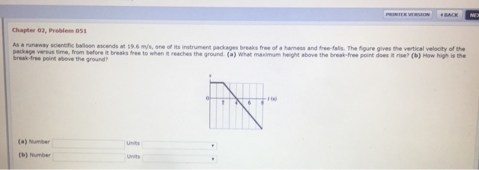 Solved PRINTER VERSION BACK NE Chapter 02, Problem 051 As a | Chegg.com