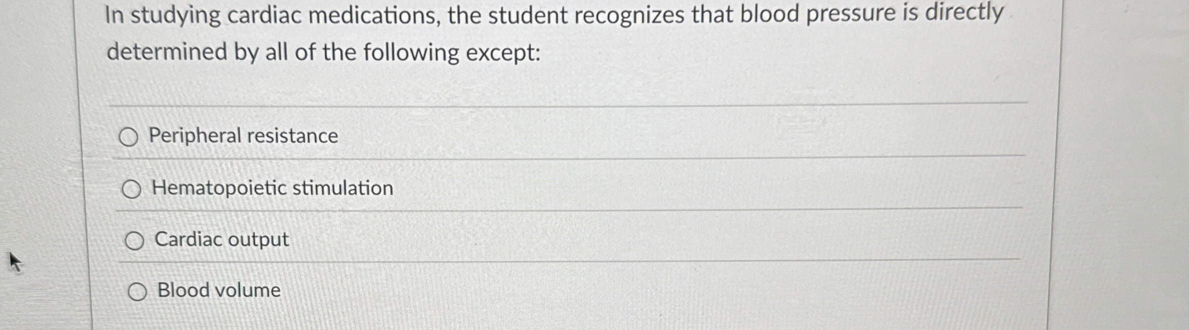 Solved In studying cardiac medications, the student | Chegg.com