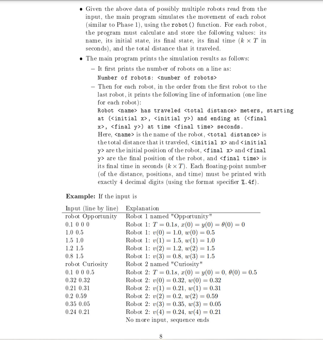 Solved 1 Simulation of Wheeled Robots 1.1 The Discrete-time | Chegg.com
