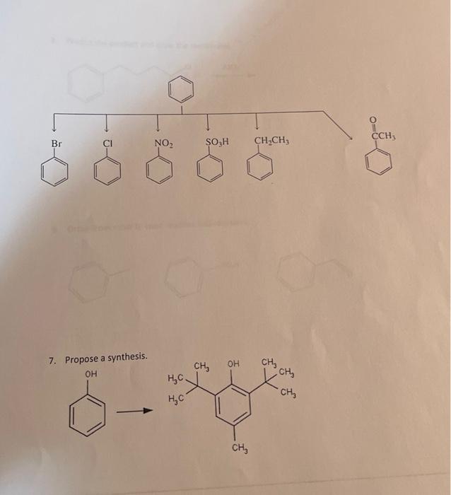 Solved 7. Propose a synthesis. | Chegg.com