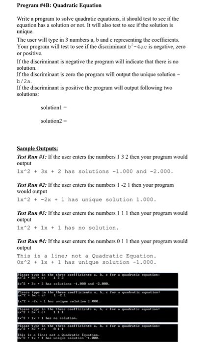 Solved it wants me to rewrite program 4b which is in the | Chegg.com