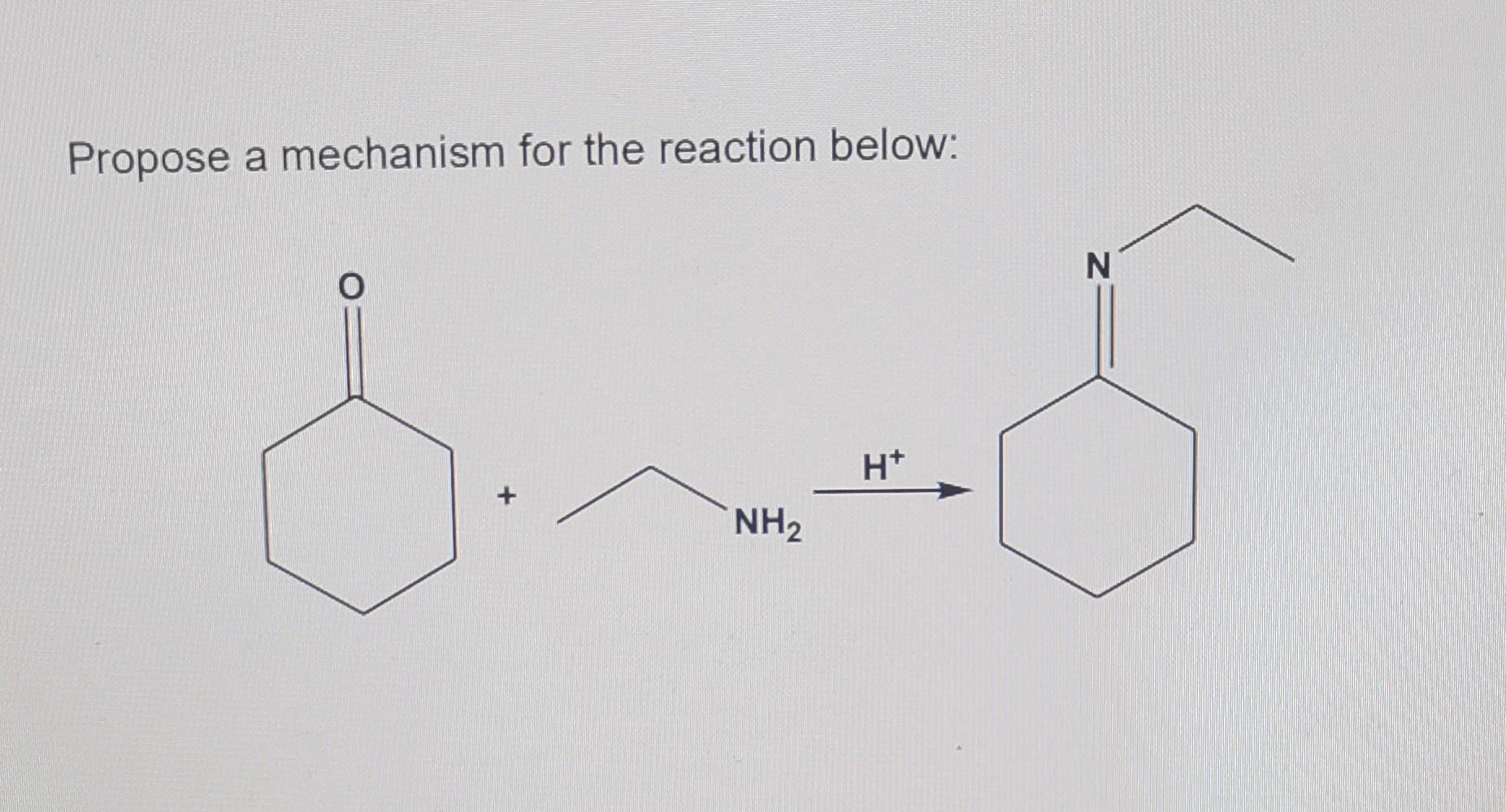 Solved Propose a mechanism for the reaction below: | Chegg.com