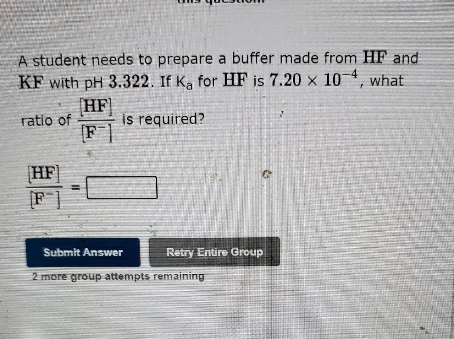 Solved A student needs to prepare a buffer made from HCN and | Chegg.com