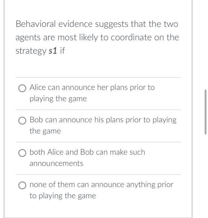 Solved Consider a game with two players, Alice and Bob, and | Chegg.com
