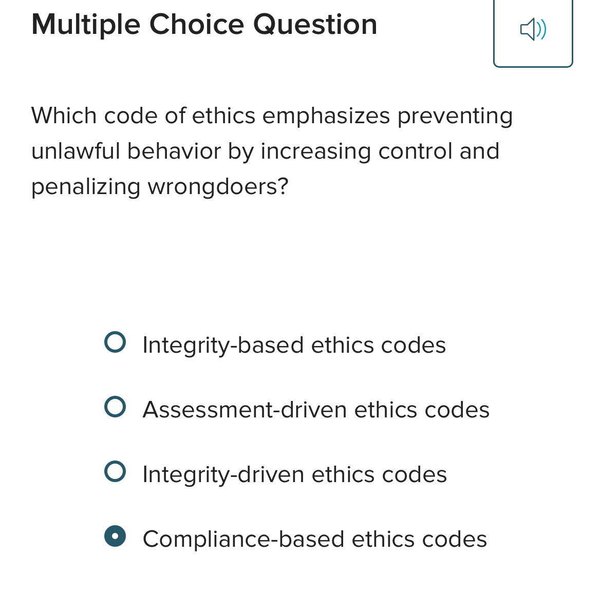 Solved Multiple Choice QuestionWhich code of ethics | Chegg.com