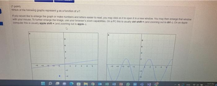 Solved Which of the following graphs represent y as a | Chegg.com