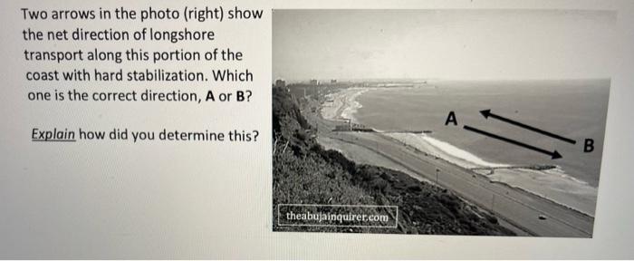 Solved Two arrows in the photo (right) show the net | Chegg.com