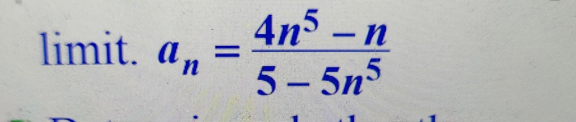 Solved Correctly use properties of limits to determine | Chegg.com