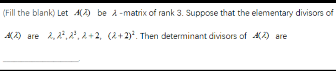 Solved (Fill the blank) Let R[x]4 be the linear space of all | Chegg.com