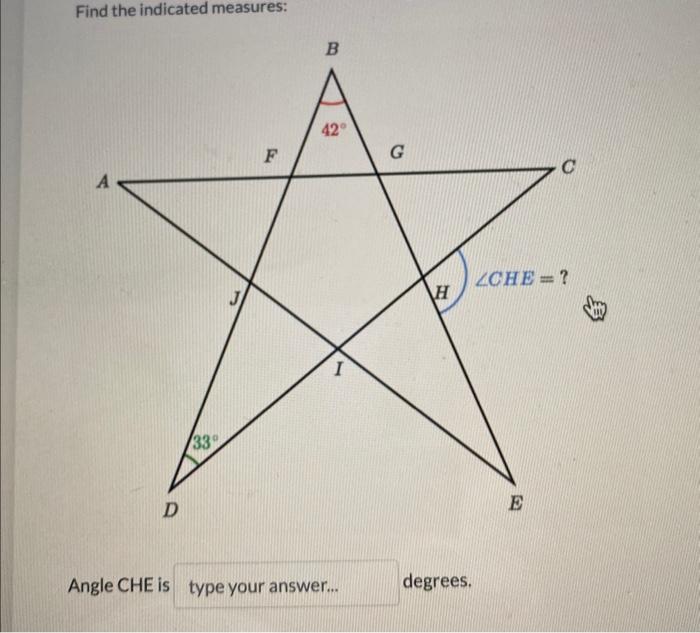Solved Find the indicated measures: | Chegg.com