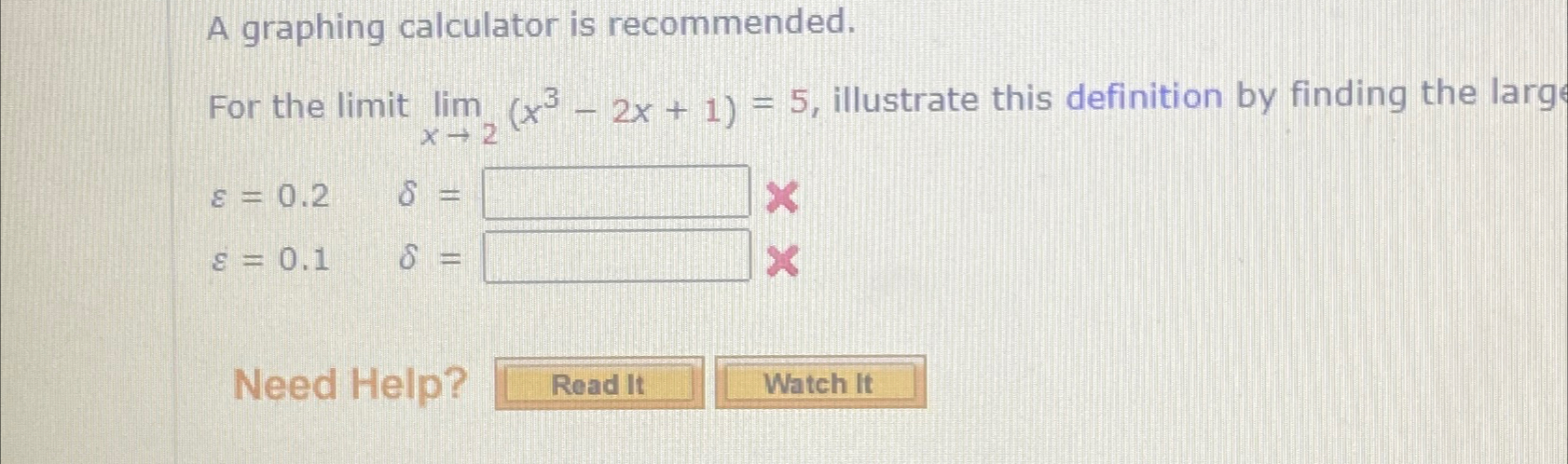 Solved A graphing calculator is recommended.For the limit | Chegg.com