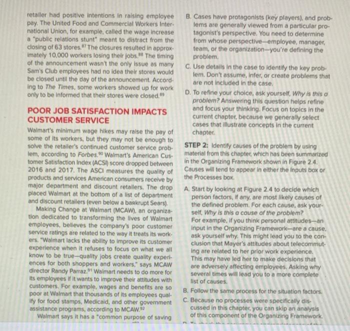 Solved PROBLEM-SOLVING APPLICATION CASE Walmart's Values | Chegg.com