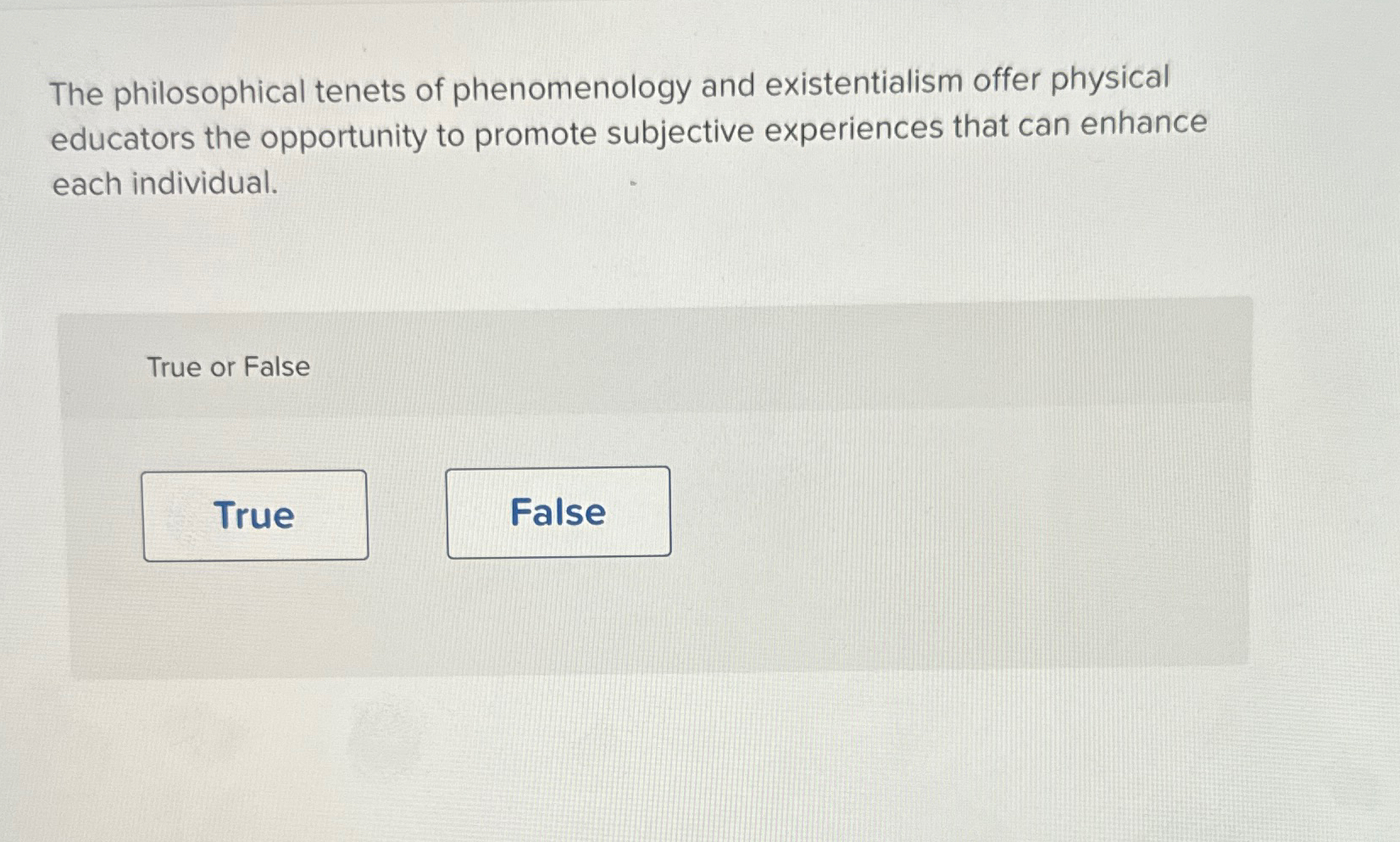 Solved The philosophical tenets of phenomenology and | Chegg.com