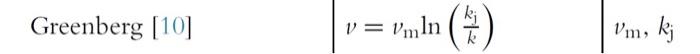 Solved 4. Derive the capacity qm implied by the Greenberg | Chegg.com