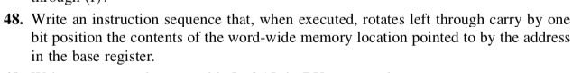 Solved Write an instruction sequence that, when executed, | Chegg.com