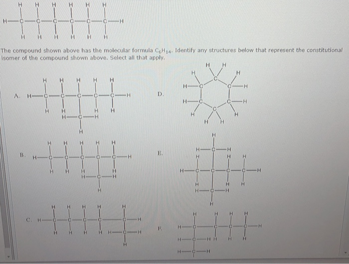 Solved Н Н Н H С . С С С о CH Н Н Н Н H Н The compound shown | Chegg.com