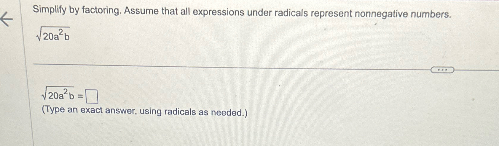 Solved Simplify by factoring. Assume that all expressions | Chegg.com