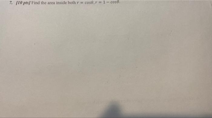 Solved 5. [10 pts ] Find the point(s) of intersection of the | Chegg.com