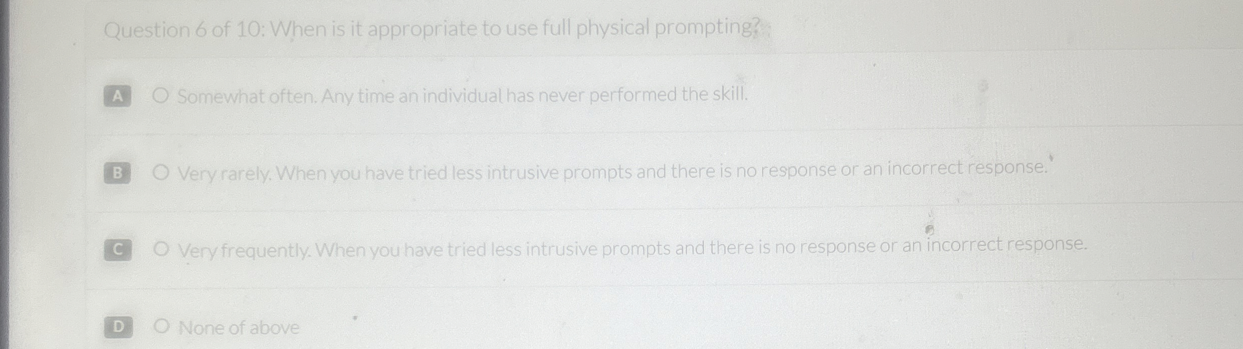 Solved Question 6 ﻿of 10: When is it appropriate to use full | Chegg.com