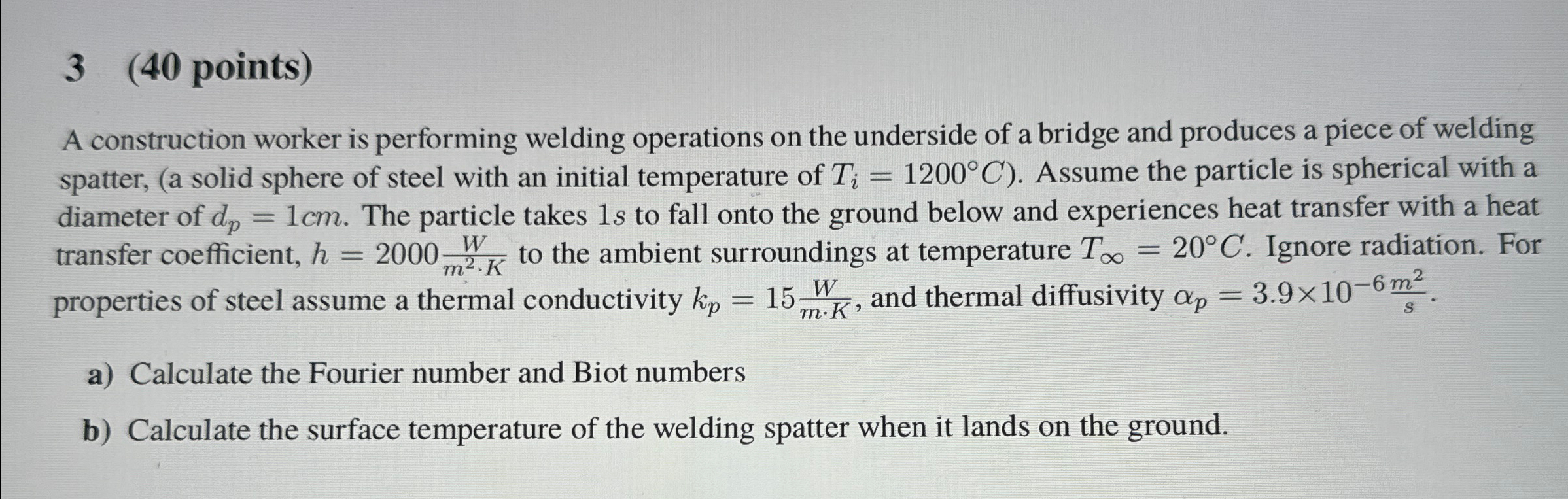 Solved 3 (40 ﻿points)A construction worker is performing | Chegg.com