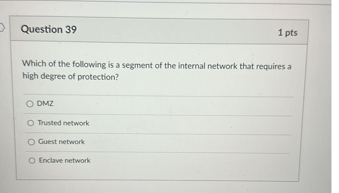 Solved Question 391 ﻿ptsWhich of the following is a segment | Chegg.com