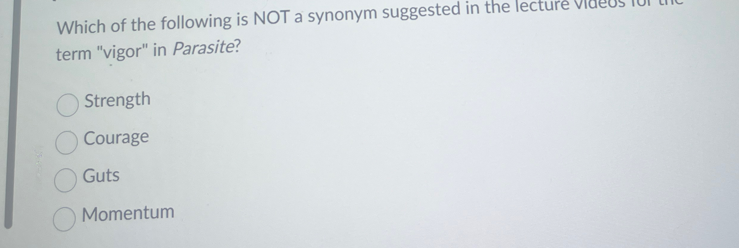 Solved Which of the following is NOT a synonym suggested in | Chegg.com