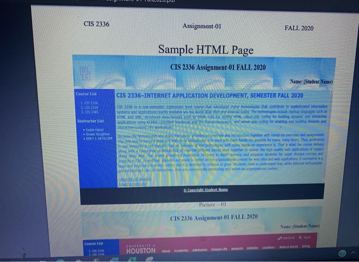 Solved Your job is to create a single web page in a file | Chegg.com