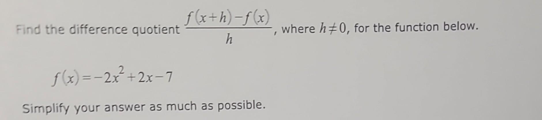 Solved Suppose H X 5x3−2 Find Two Functions F And G Such