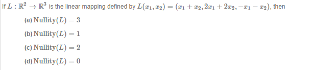Solved If L:R2→R3 ﻿is the linear mapping defined by | Chegg.com