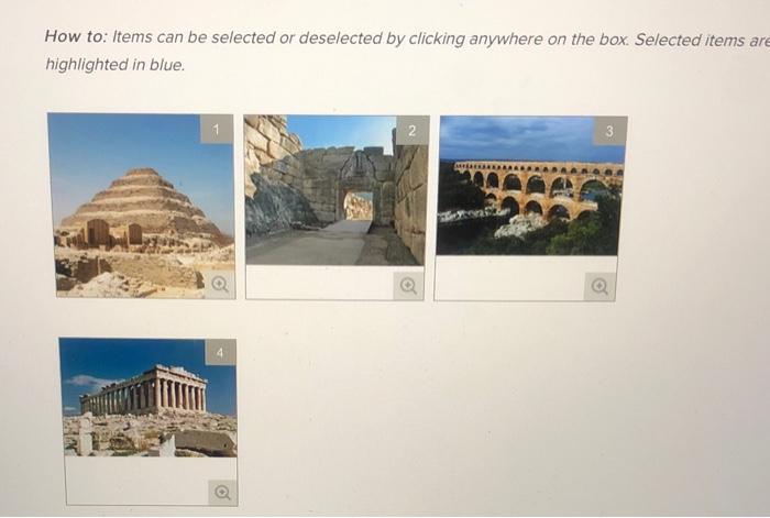 How to: Items can be selected or deselected by | Chegg.com