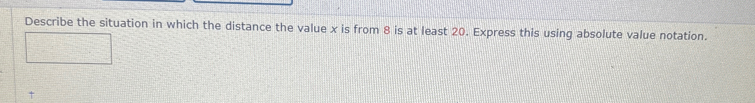Solved Describe The Situation In Which The Distance The