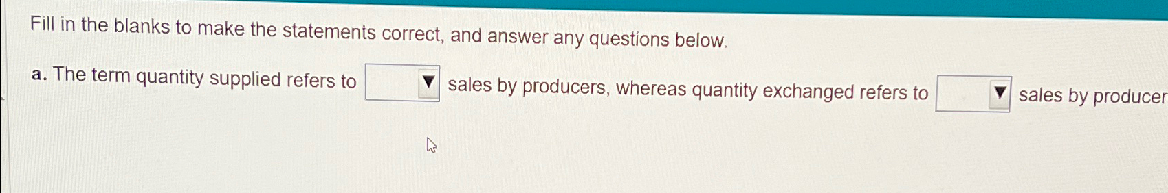 Solved Fill in the blanks to make the statements correct, | Chegg.com