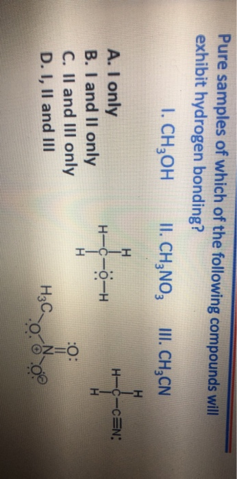 Solved Pure samples of which of the following compounds will | Chegg.com
