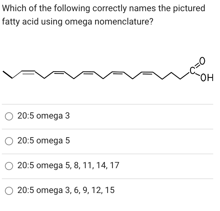 Which of the following correctly names the | Chegg.com