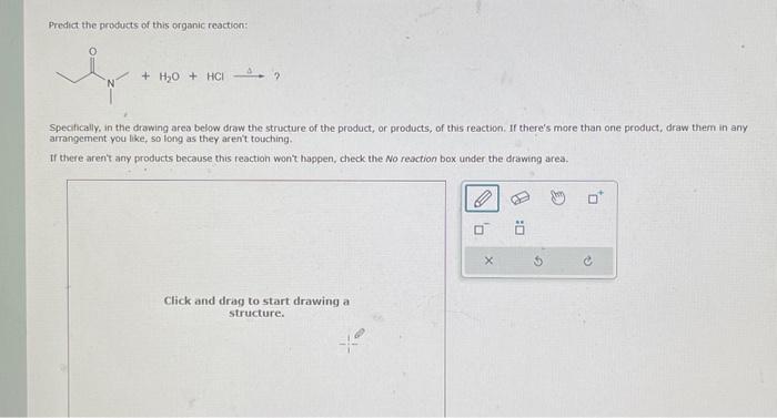 Solved Predict the products of this organic reaction: | Chegg.com