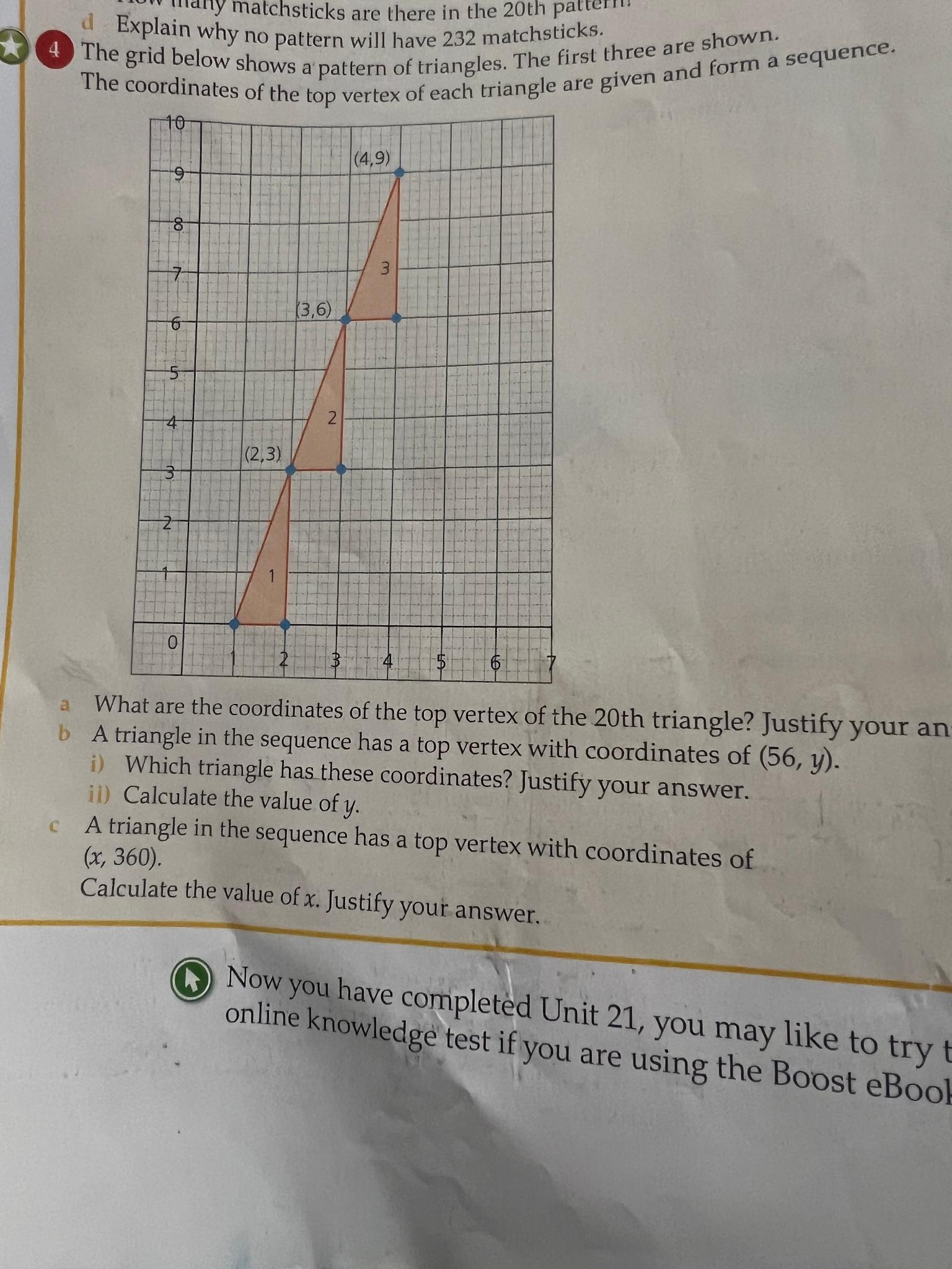 Solved 4 ﻿Explain why no pattern will have 232 | Chegg.com