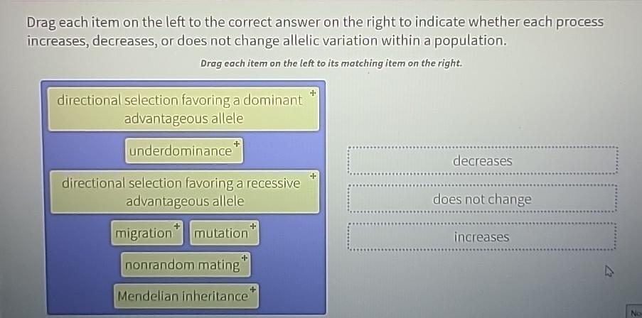 Solved Drag each item on the left to the correct answer on | Chegg.com