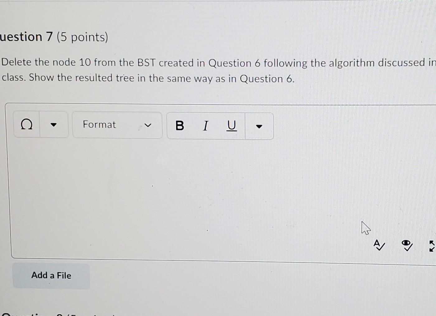 Solved Questions about the ADT Binary Search Tree Question 6 | Chegg.com