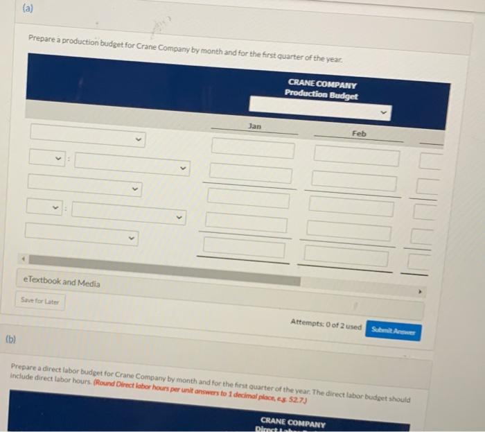 Solved Crane Company makes and sells artistic frames for | Chegg.com