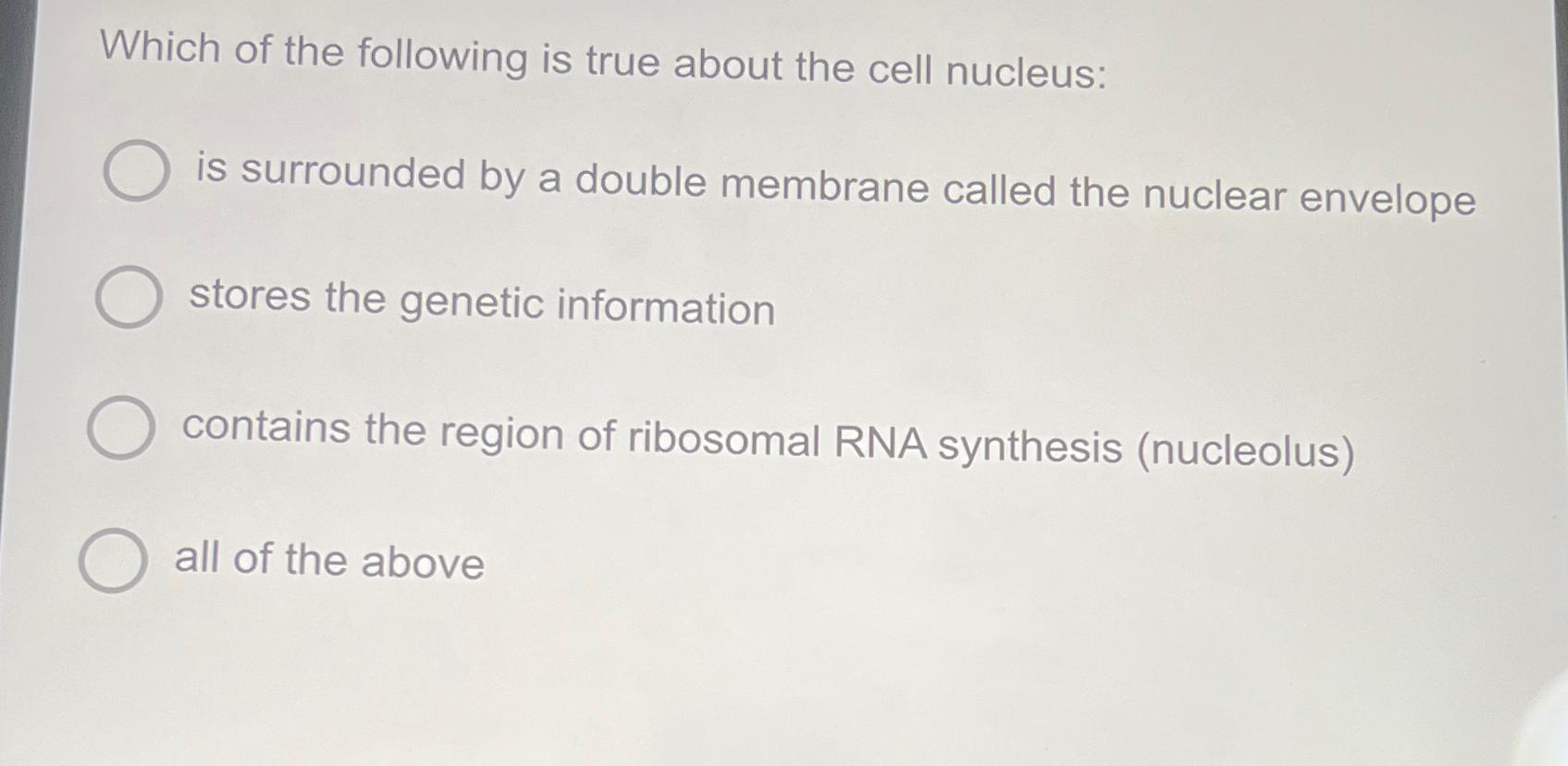 Solved Which of the following is true about the cell | Chegg.com