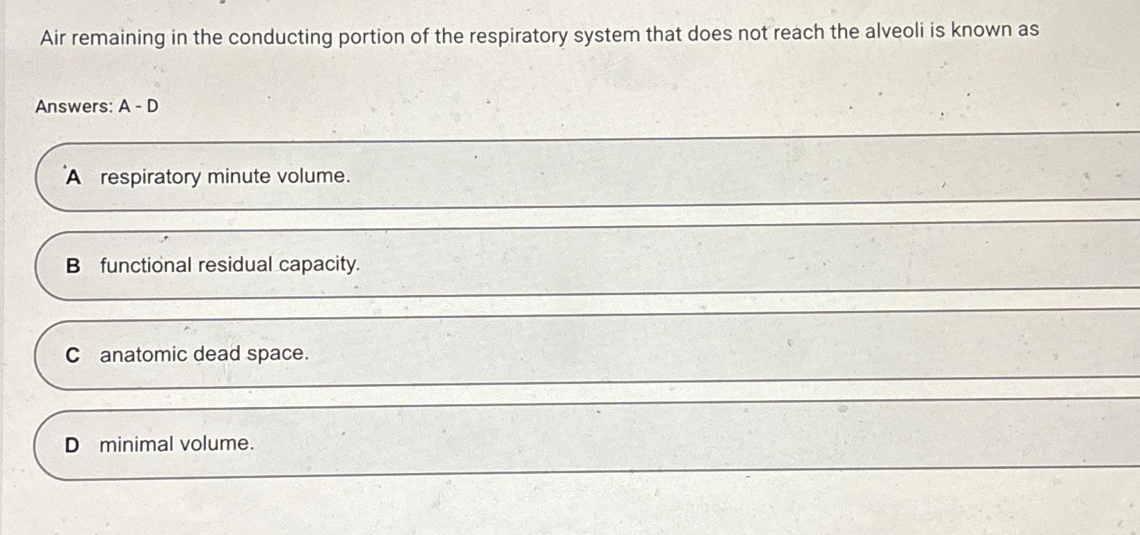 Solved Air remaining in the conducting portion of the | Chegg.com