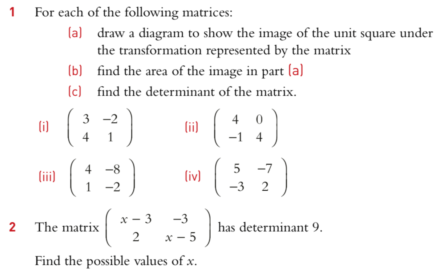 Solved 1. ﻿For each of the following matrices:(a) ﻿draw a | Chegg.com