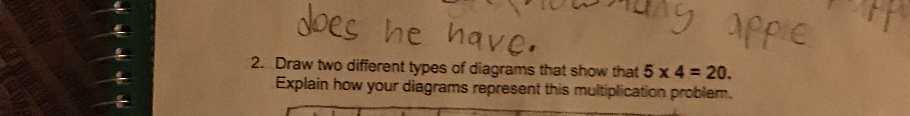 Solved does he have.2. ﻿Draw two different types of diagrams | Chegg.com