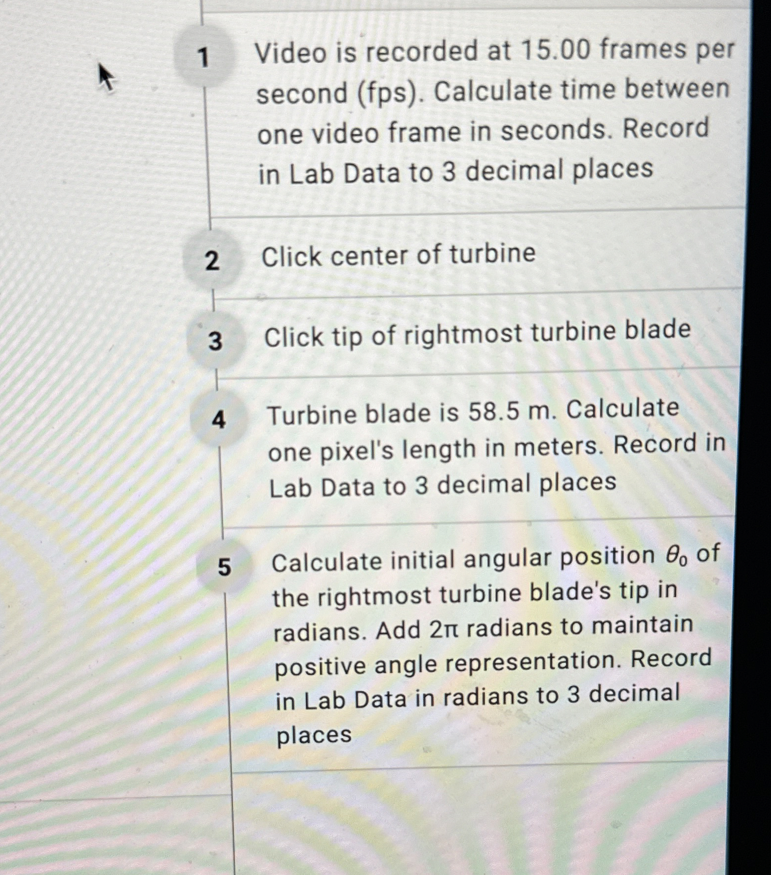 1 ﻿Video is recorded at 15.00 ﻿frames per second | Chegg.com