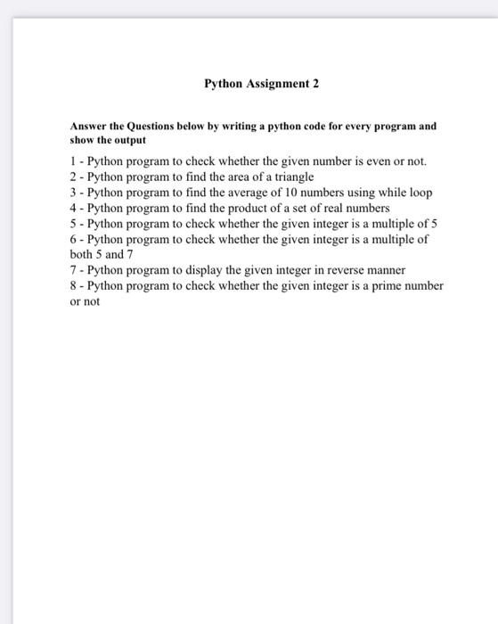 Solved Answer the Questions below by writing a python code | Chegg.com