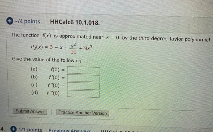 Solved +-14 points HHCalc6 10.1.018. The function f(x) is | Chegg.com